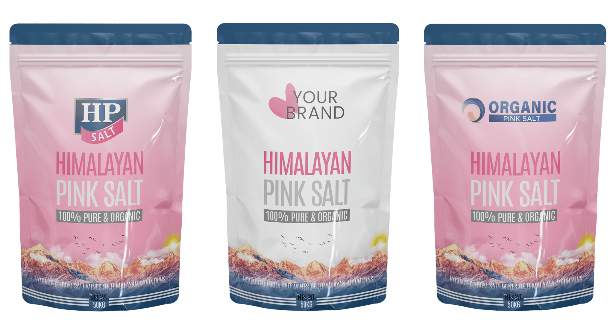 Private Labeling - Pakistan Organic Pink Salt